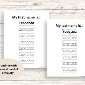Custom Name Tracing Printable Worksheets Preschool Homeschool ...