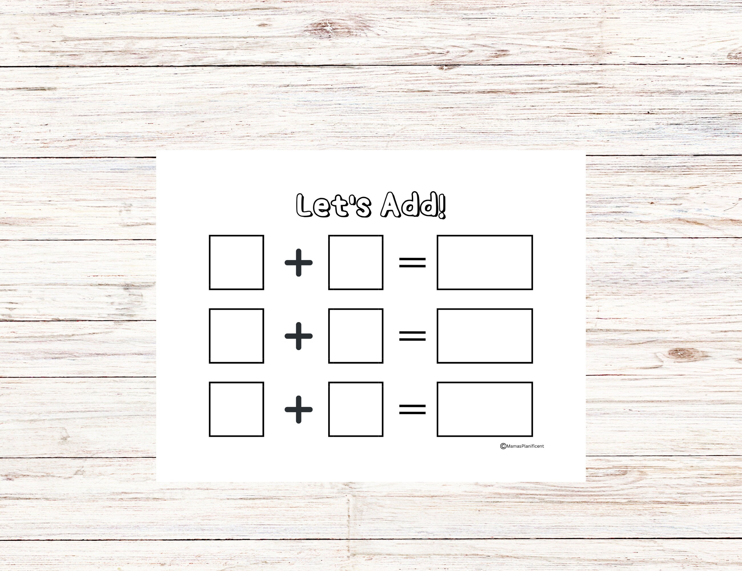 Math Play Dough Mats Addition Worksheets Preschool - Etsy