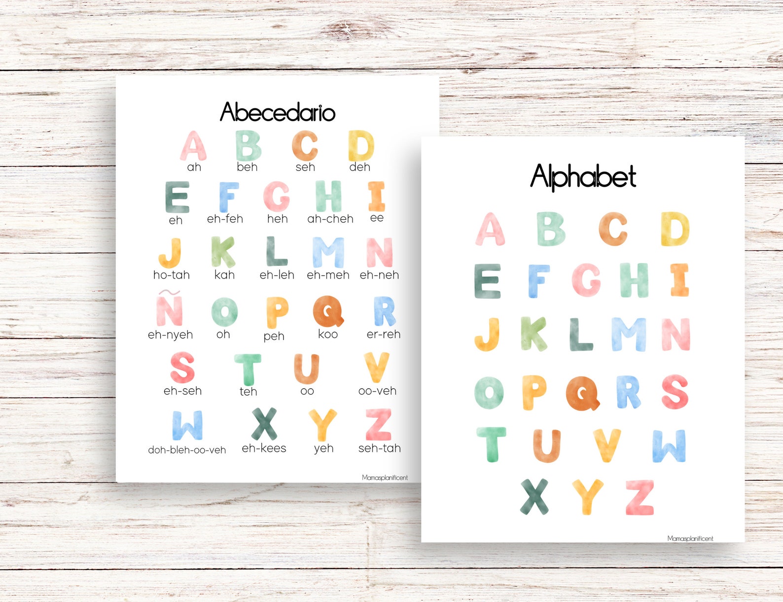 Bilingual Morning Menu Printable | English & Spanish Learning (PDF) - Etsy