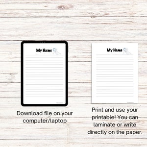 Morning Menu Homeschool Printable Space Planets Educational Worksheets ...