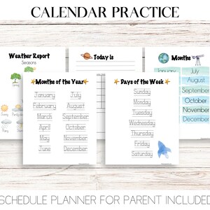 Morning Menu Homeschool Printable Space Planets Educational Worksheets ...