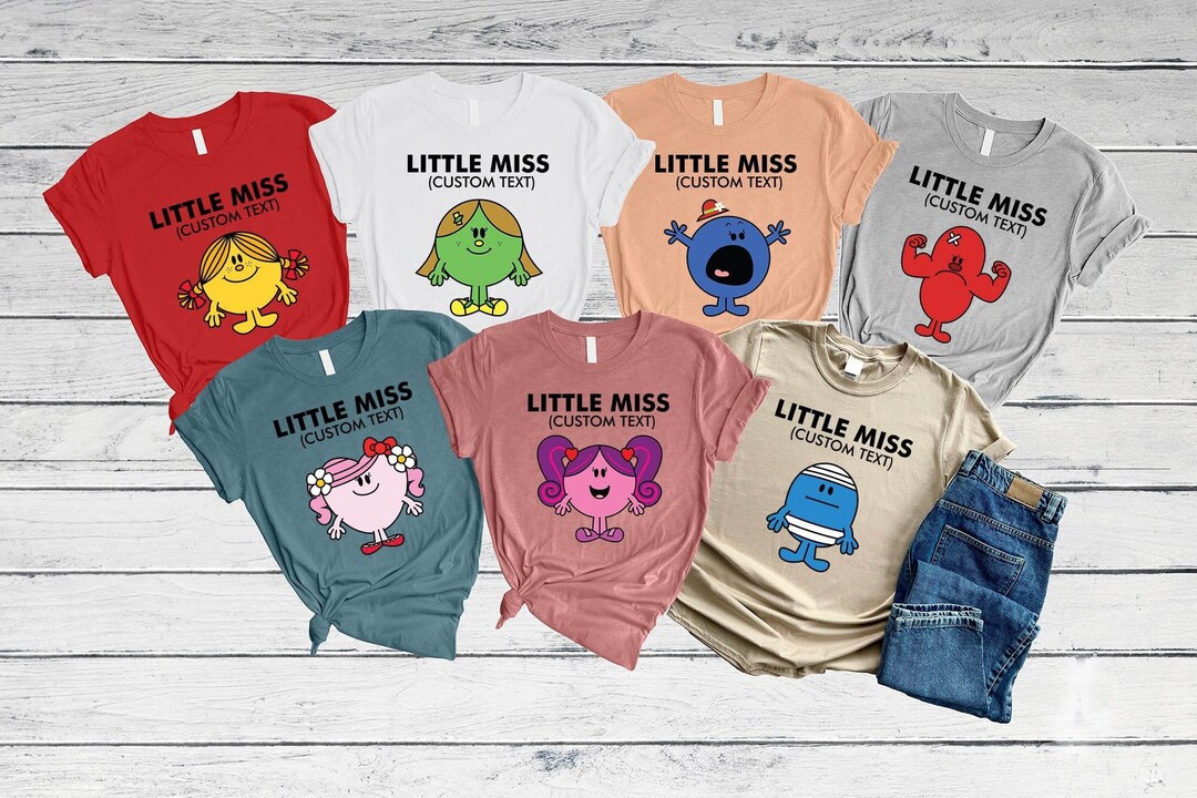 Personalized Little Miss Shirt, Custom Little Miss Shirt, Cute ...