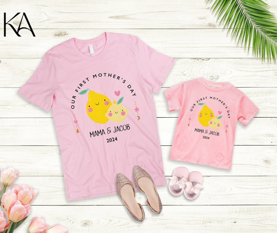 First Mother's Day Matching Mom and Baby Shirt and Bodysuit for Mother ...