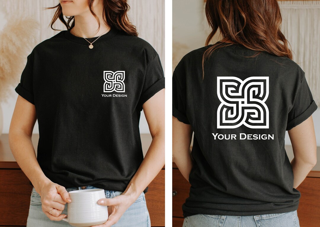 Custom Text & Logo Shirt: Personalized Design, Unisex Fit - Etsy