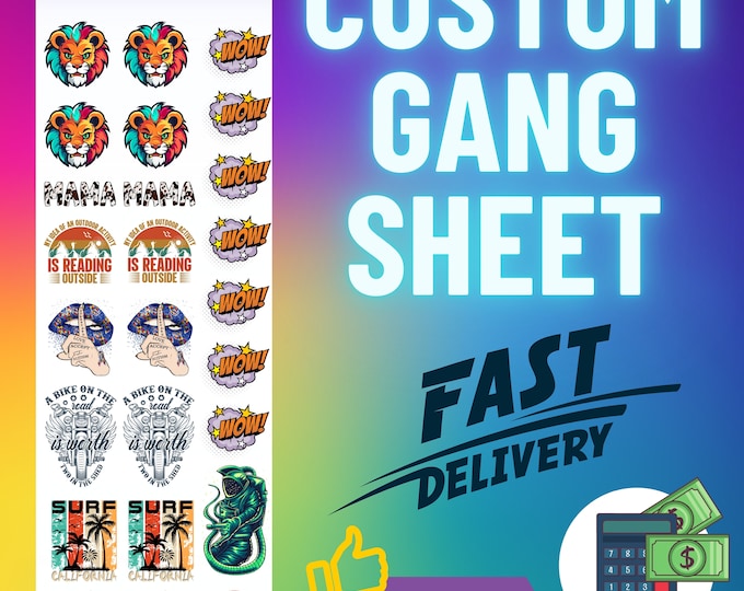 DTF Print, Full Color DTF T-shirt Heat Transfer, Press Ready, Custom ...