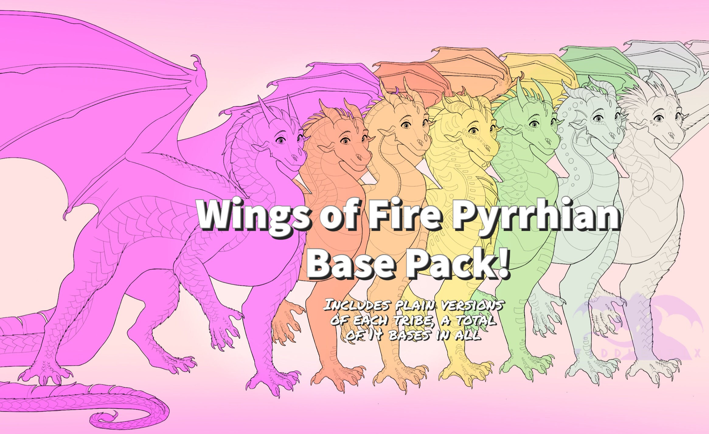 Wings of Fire Pyrrhian Bases Pack - Etsy