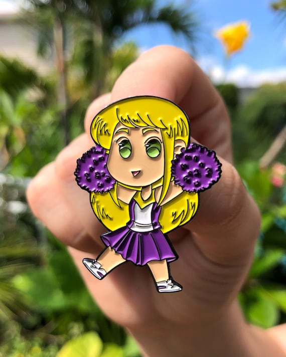 Cheerleading Lucy Slice of Life Enamel Pin - Etsy
