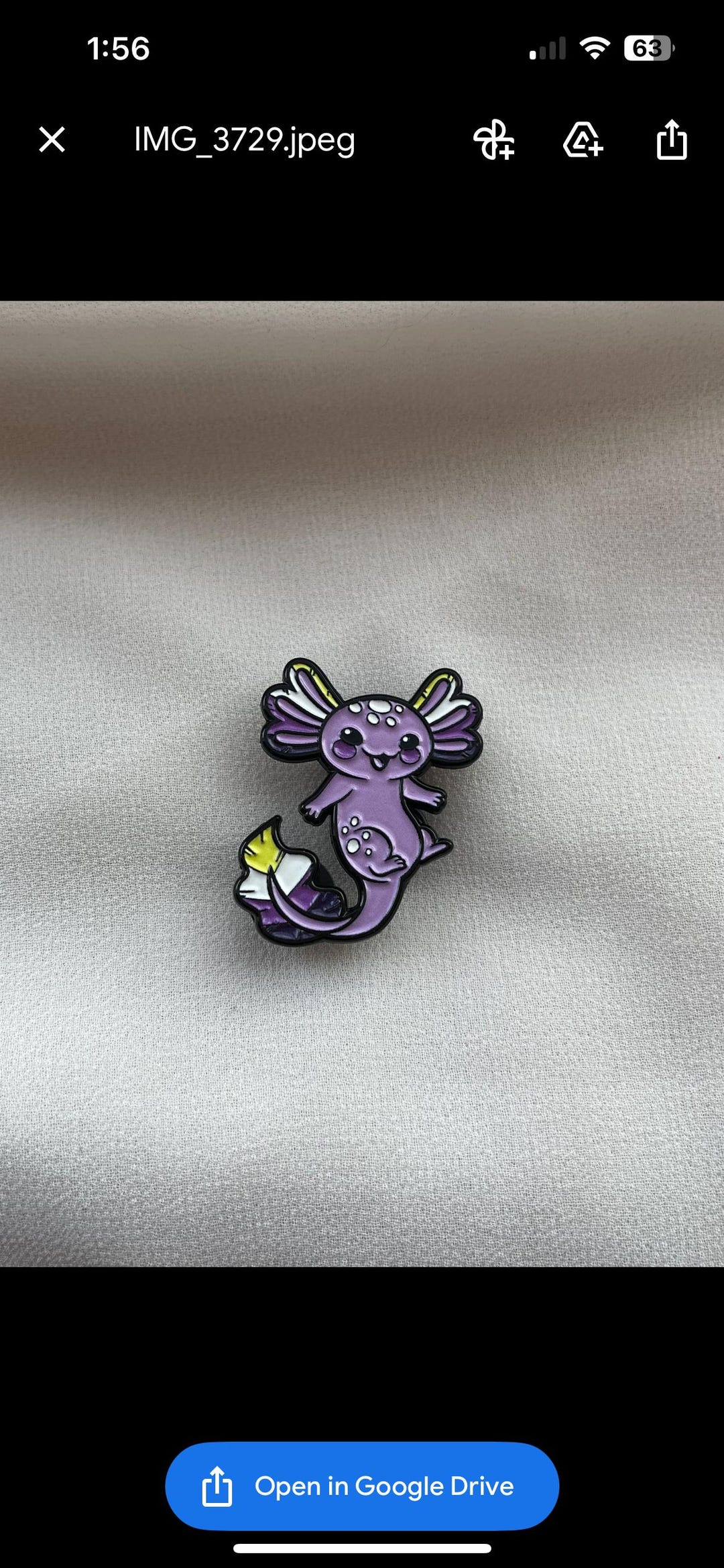 Pin de esmalte de ajolote no binario / Insignia LGBT del orgullo gay ...
