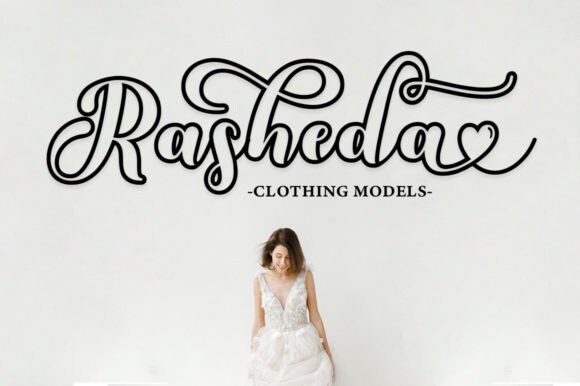 Kayla Outline Font - Etsy