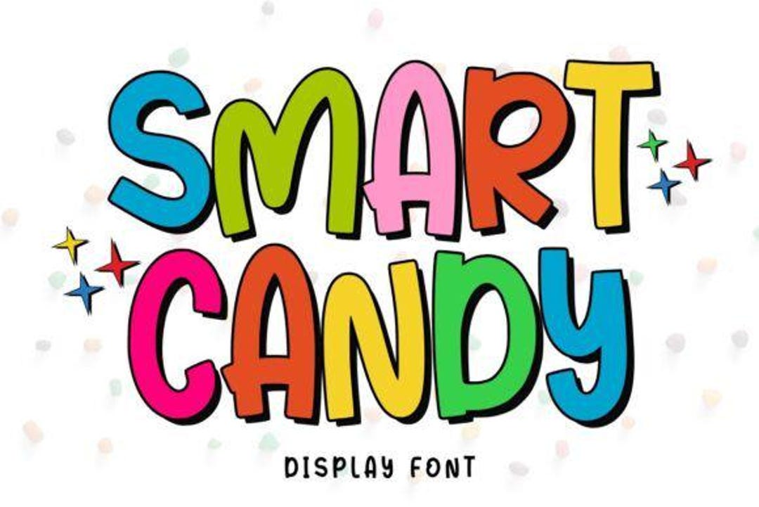 Smart Candy Font - Etsy