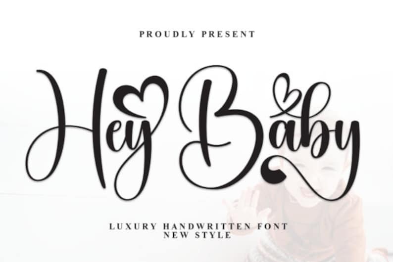 Hey Baby Font - Etsy