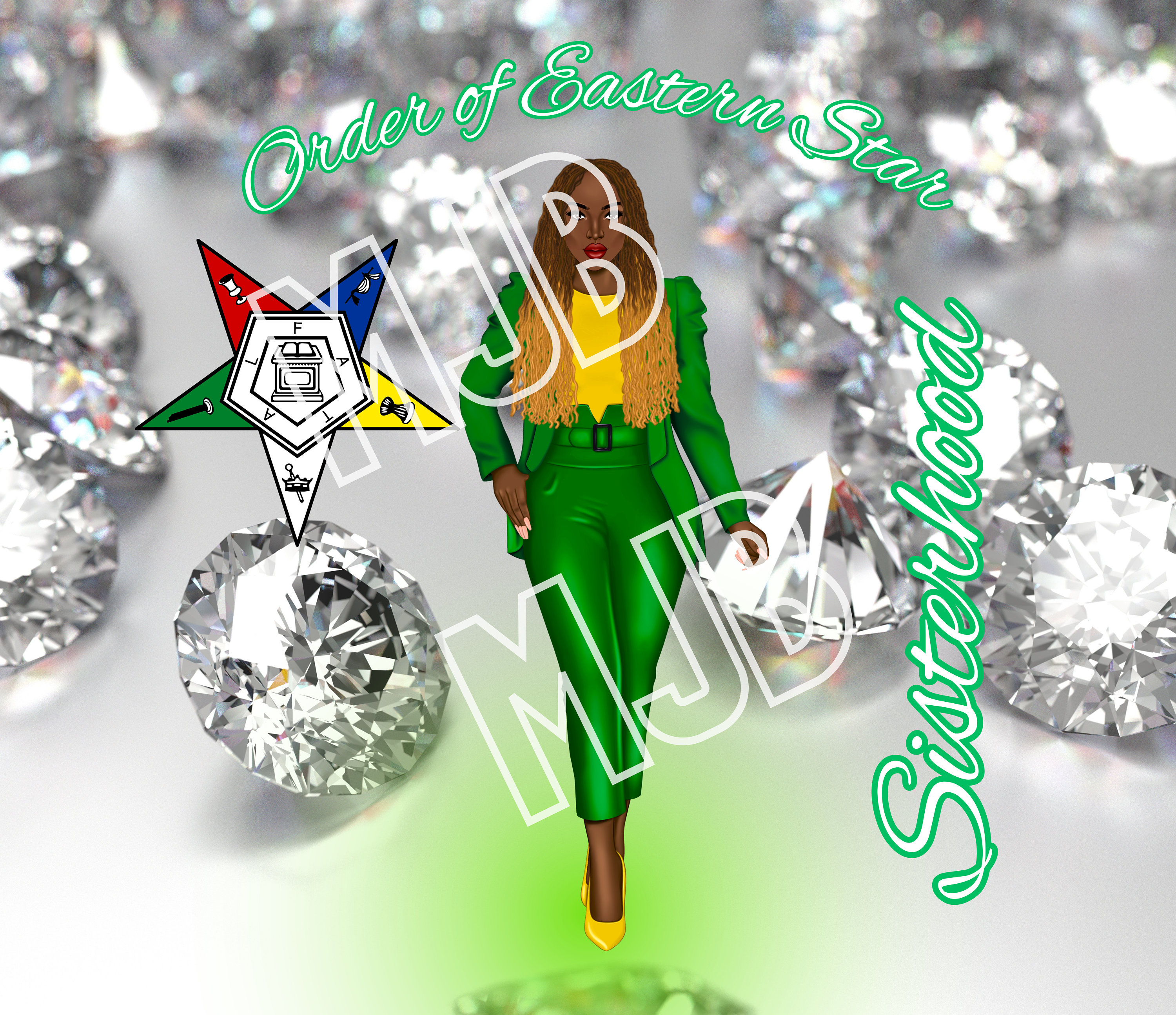 OES/ Order of Eastern Star/ 20oz Tumbler Wrap - Etsy