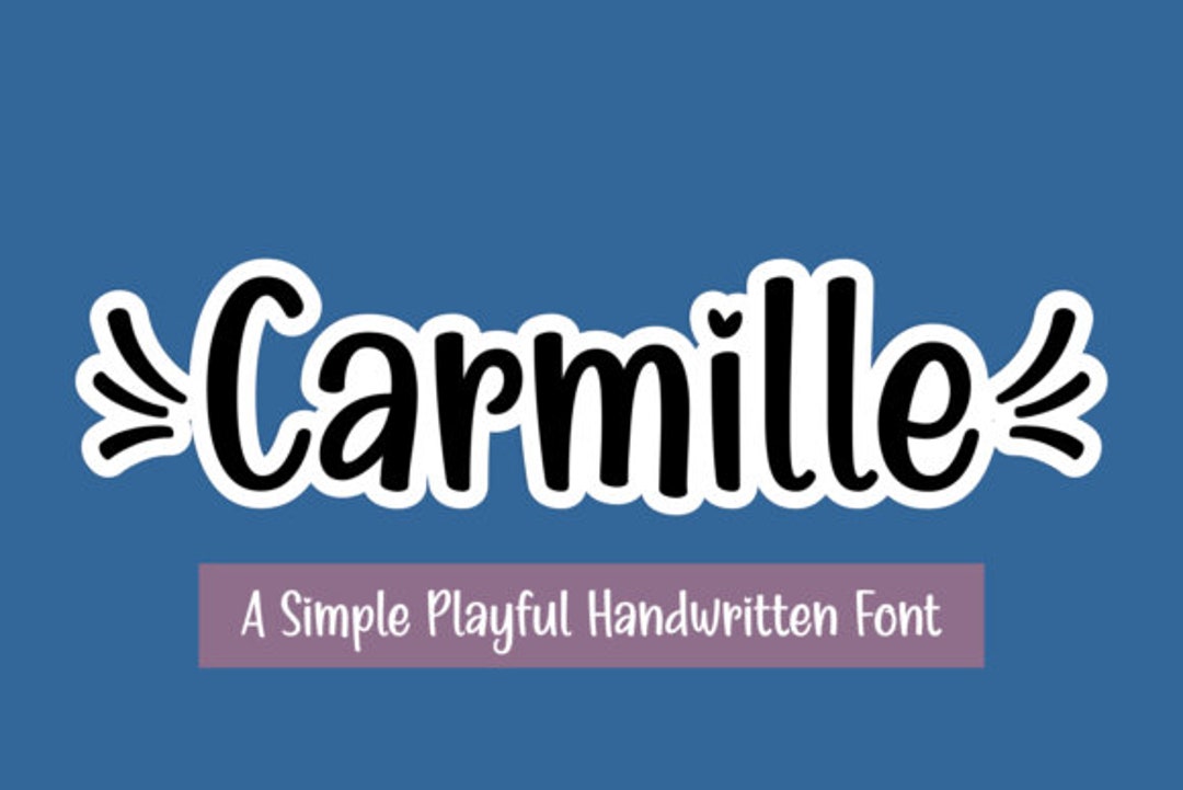 Carmille Font - Etsy