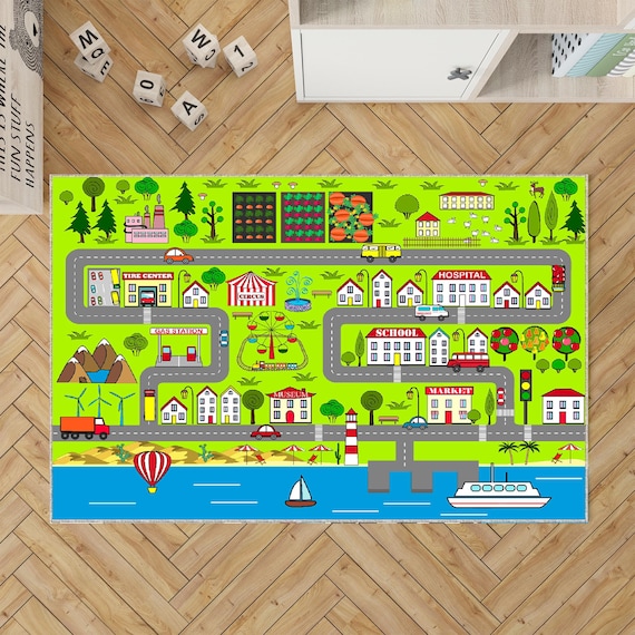 Simple City Map For Kids