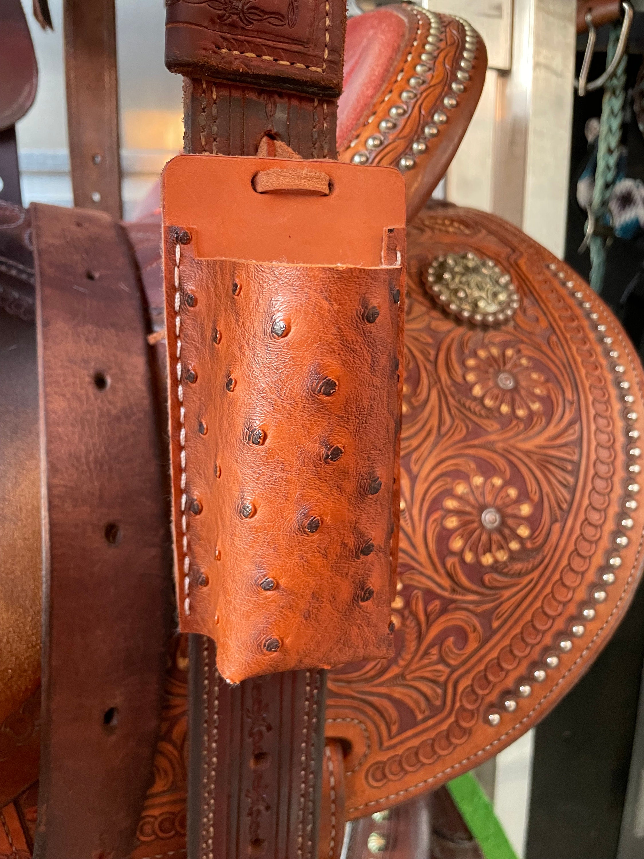 Roping Powder Holder for Western Saddles - Rope Powder Holder - - Etsy