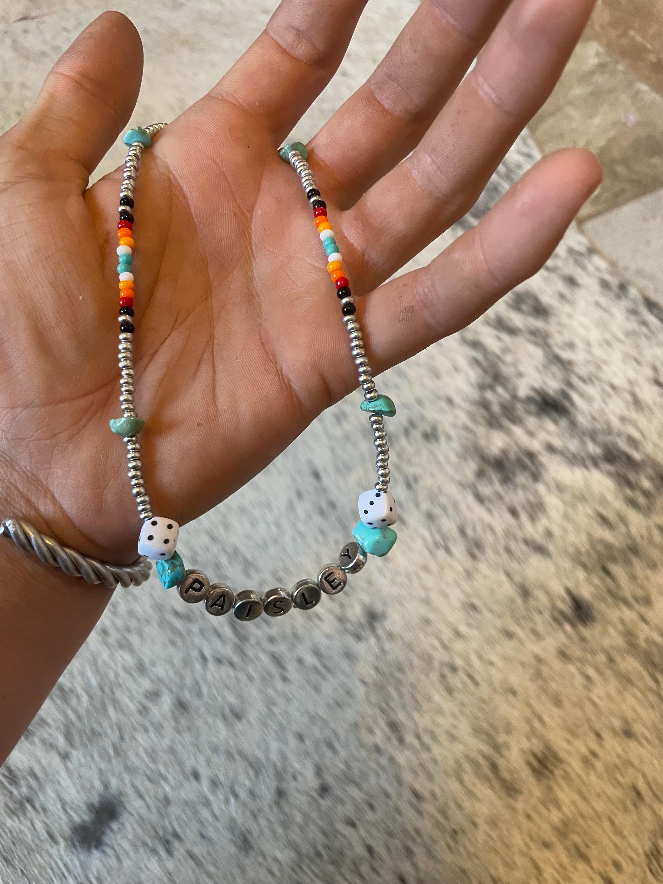 CUSTOM Western Beaded Choker - “bad State of Mind” - Western Beaded ...