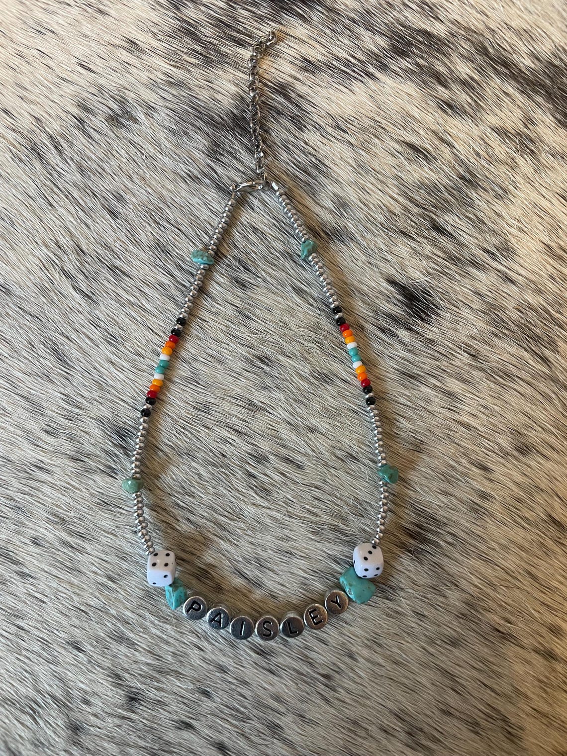 CUSTOM Western Beaded Choker - “bad State of Mind” - Western Beaded ...