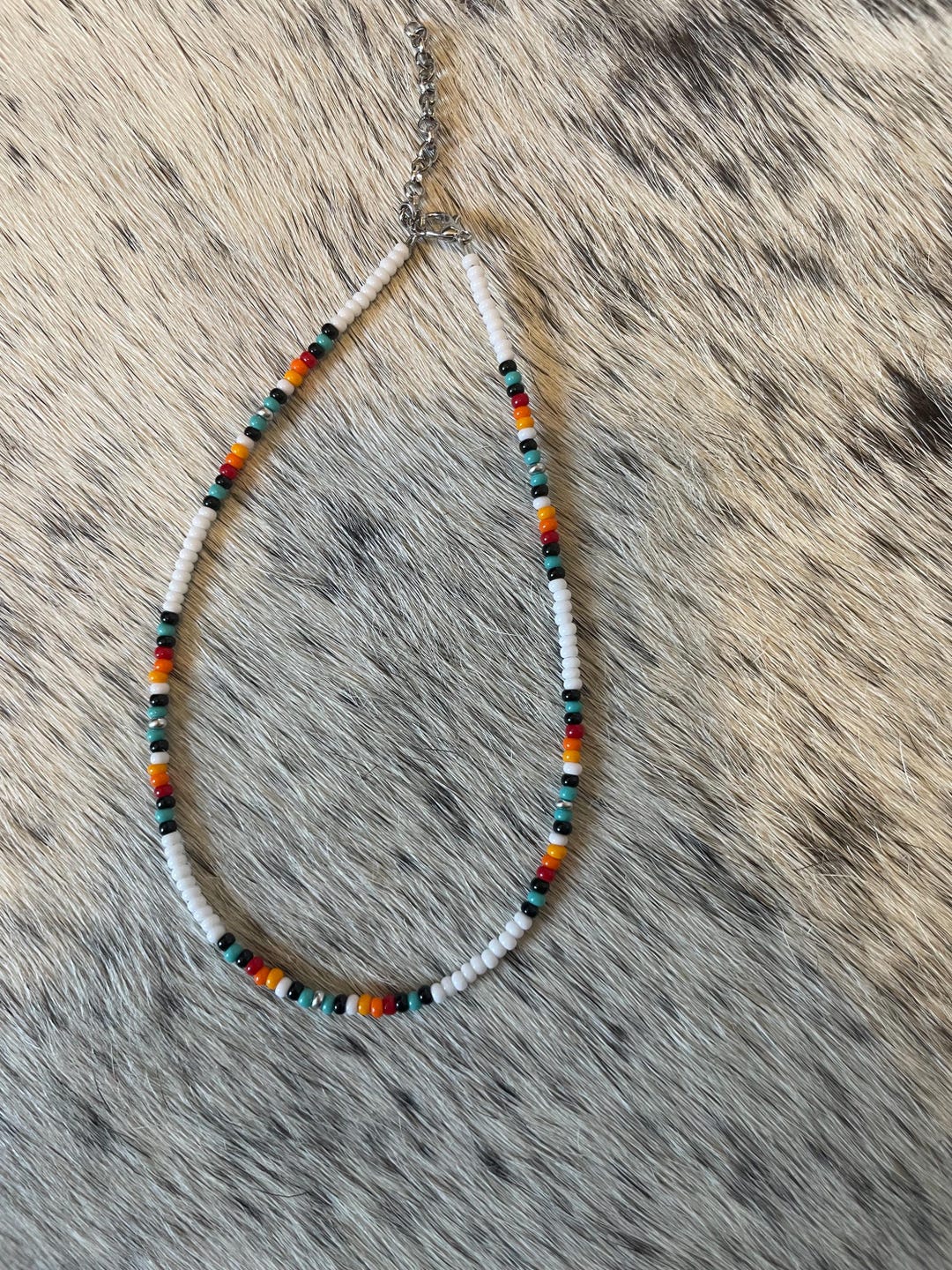 Western Beaded Choker - “never Look Back” - Etsy