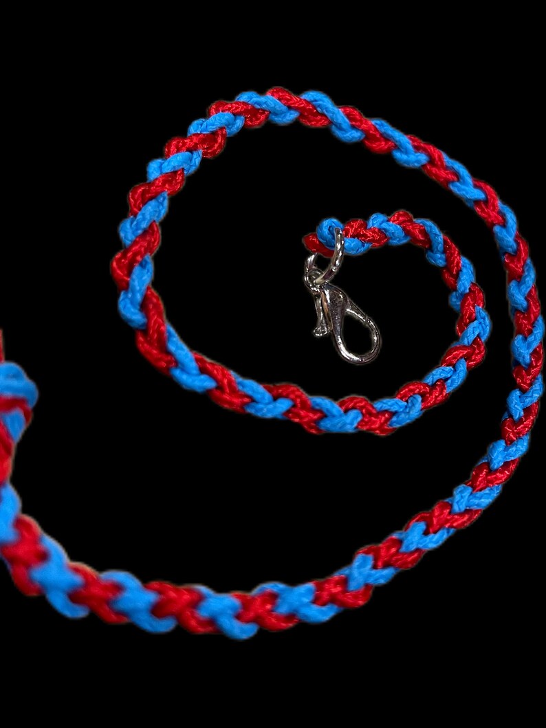 Breyer Red and Blue Rope Halter With Braided Noseband for All Small ...