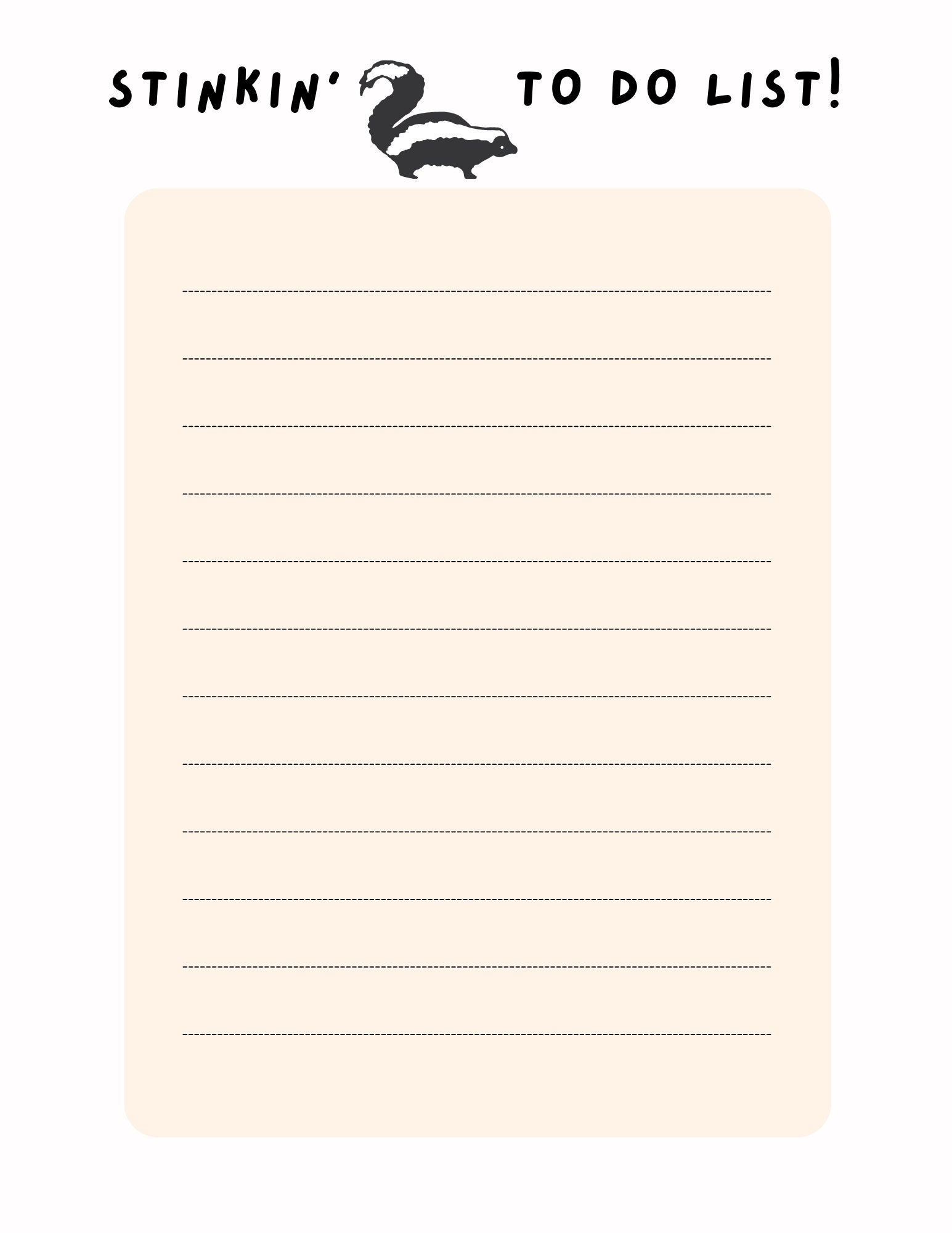 Funny to Do List Printable - Silly Planner Pages (digital Download) - Etsy