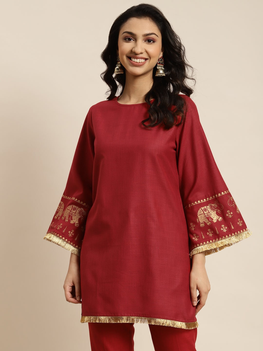 Short Kurtis for Women Kurtas & Kurtis Tunic Tops Tunics for Women ...