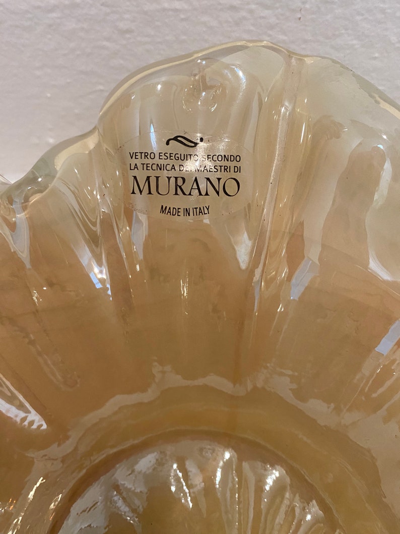 Gorgeous Murano Style Glass Centerpiece - Etsy