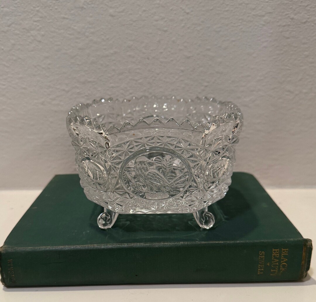 Vintage Lead Cut Crystal German Hofbauer Byrdes Collection Squate ...