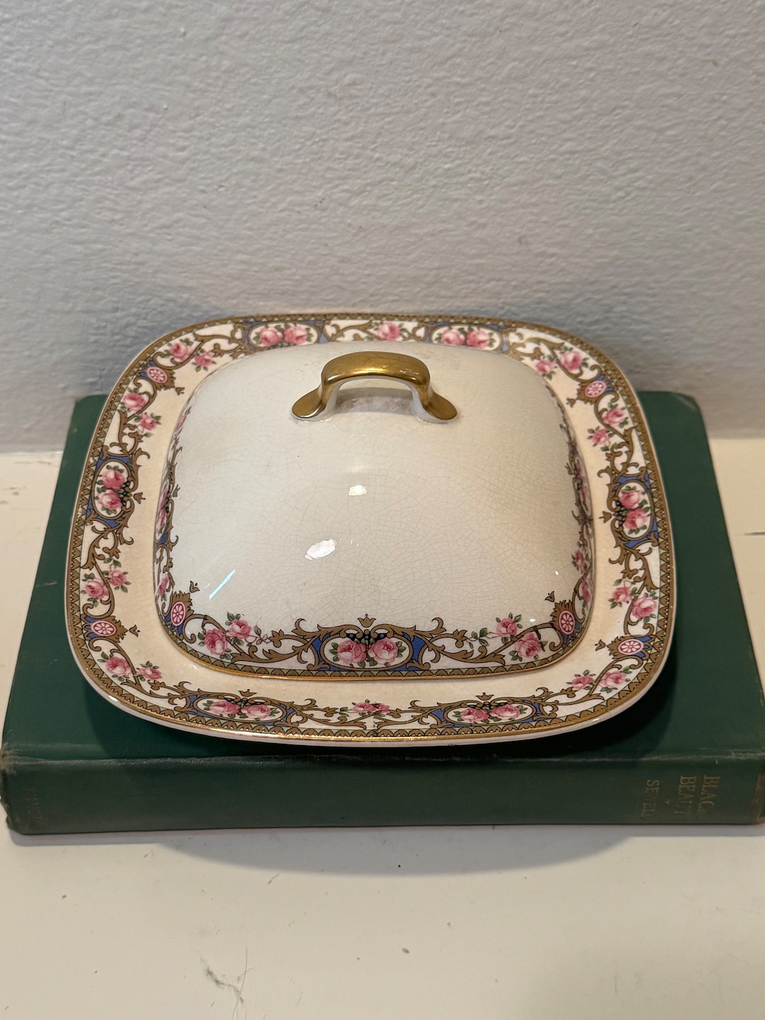 Antique Carlton Fine China Serving/butter Dish With Lid - Etsy
