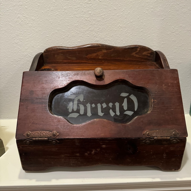 Vintage Bread Box - Etsy