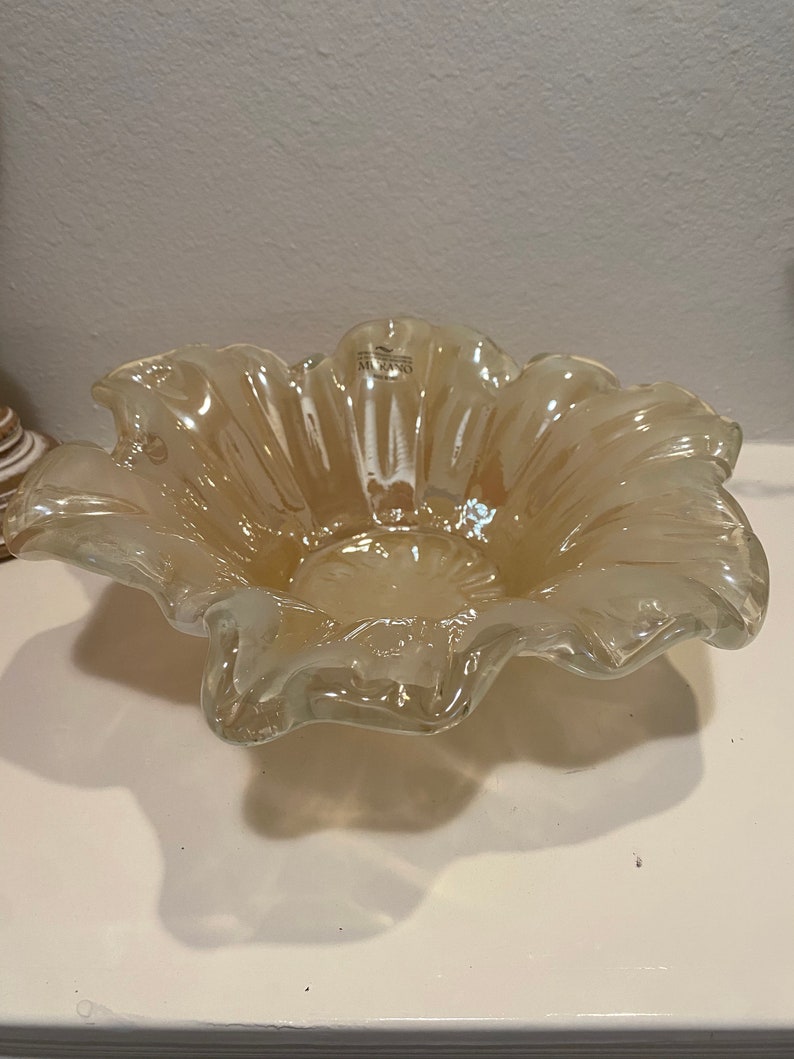 Gorgeous Murano Style Glass Centerpiece - Etsy