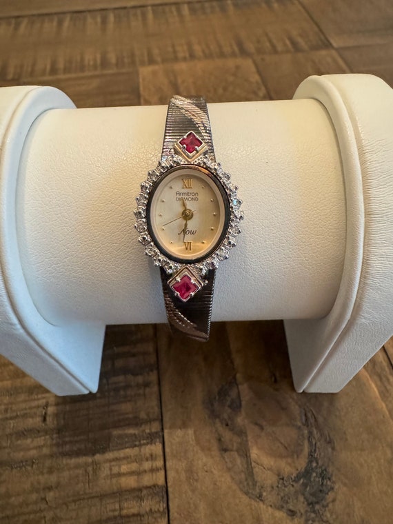 Vintage Armitron Diamond Now Watch Women's Gold Tone … - Gem