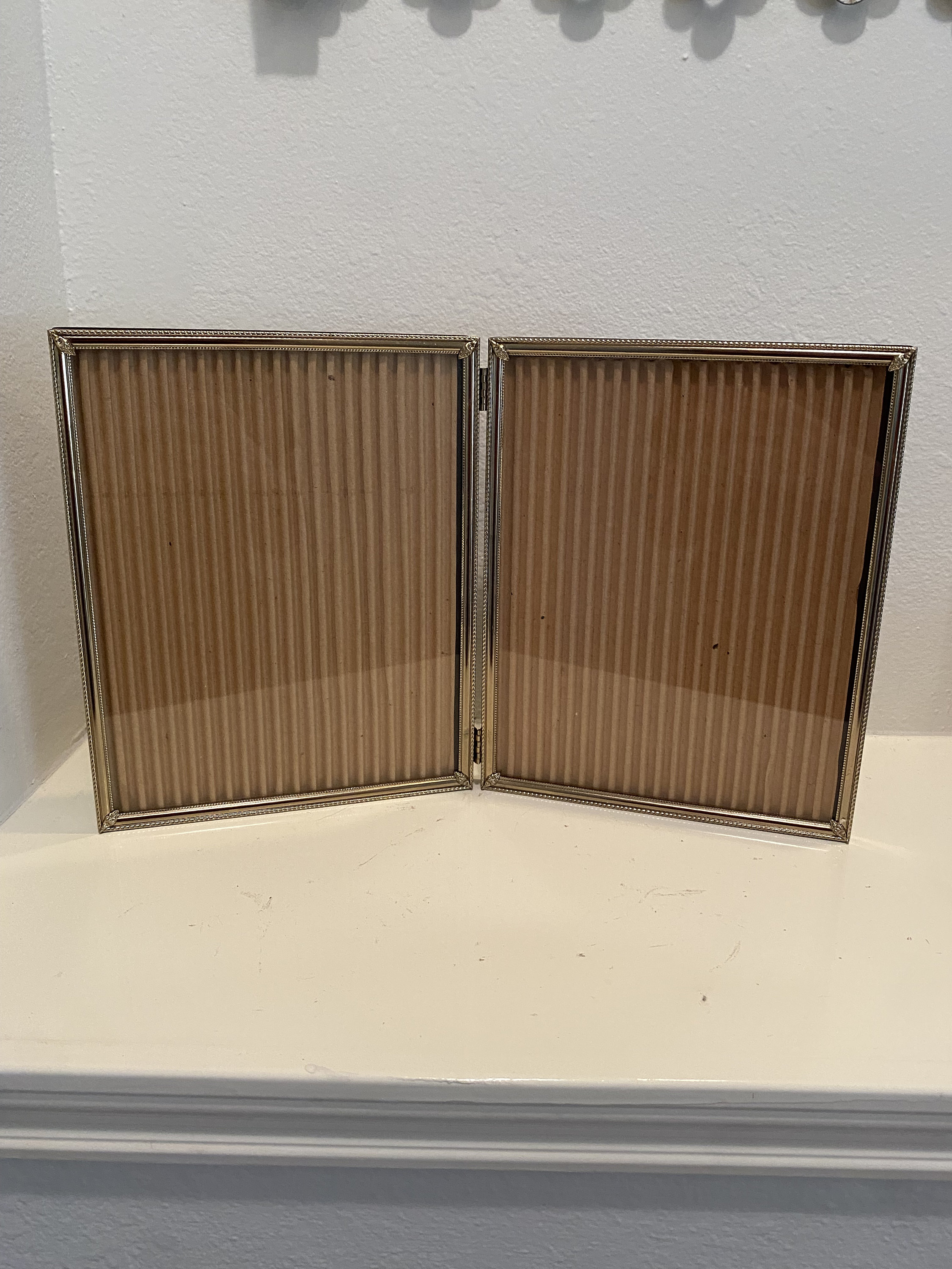 Vintage Large Detailed Brass Double 8x10 Picture Frame - Etsy