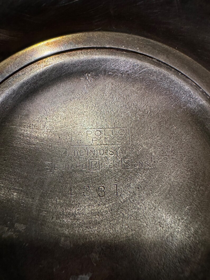 Antique 1920s Art Deco Silver Plated Apollo EPNS Bernard Rice & Sons ...