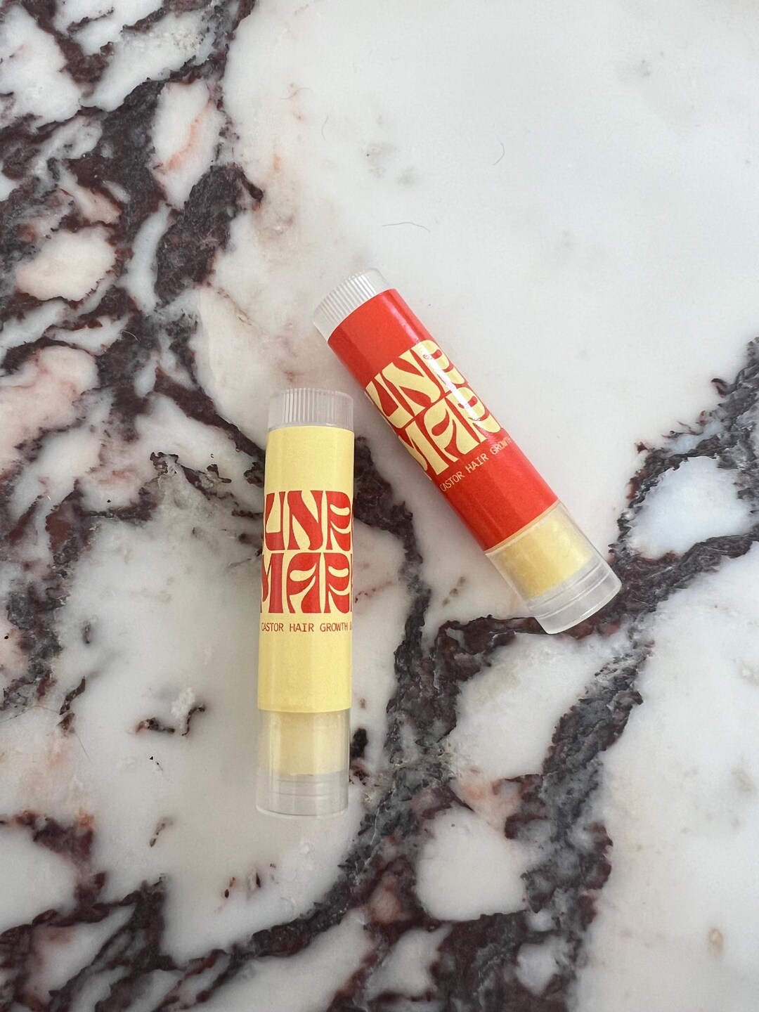 Castor Oil Balm Stick for Hair Growth for Thicker Eyebrows and Lashes ...