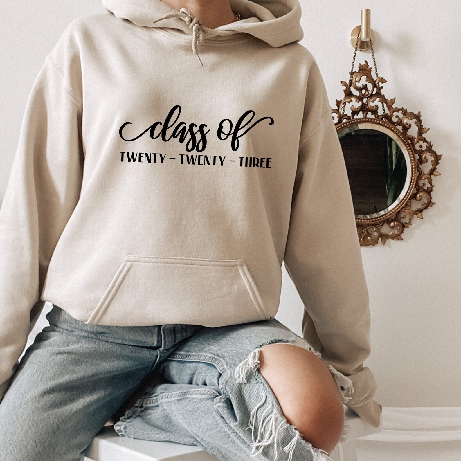 Class of 2023 Hoodie, Twenty Twenty Three Hoodie, Senior Mom Gift ...