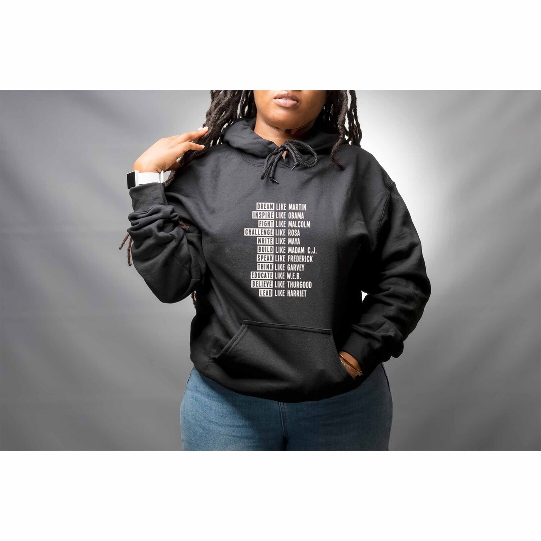Be Like Black History Gift, Black Girl Hoodie, American Hoodie, Protest ...