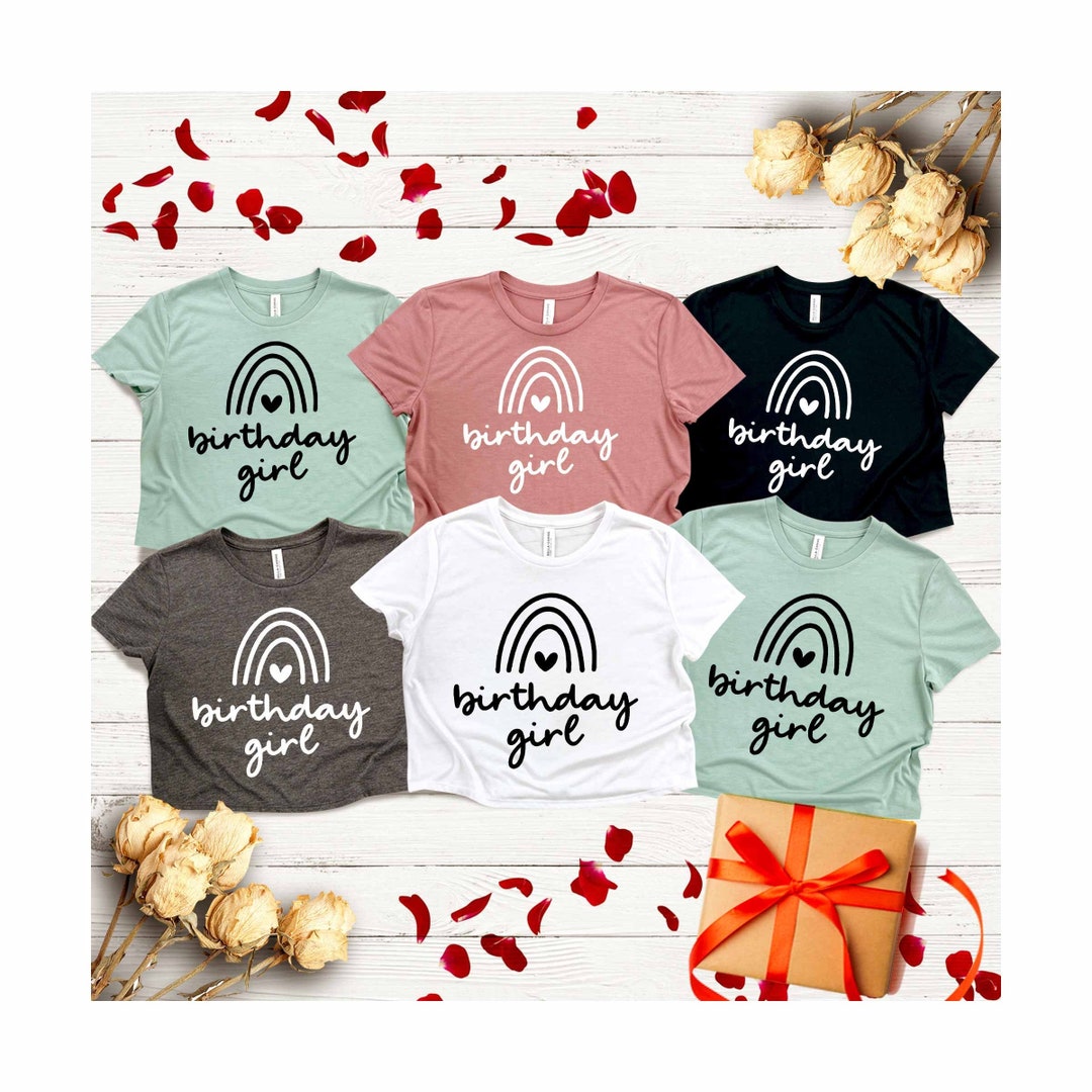 Birthday Girl Group Crop Top, Matching Birthday Crop, Birthday Queen ...