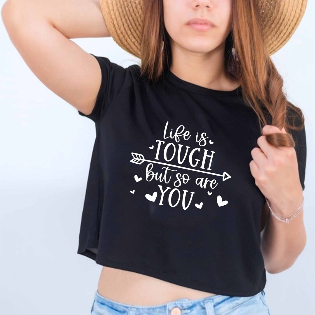 Motivational Crop Top, Love Yourself Crop Top, Mental Health Crop Top ...