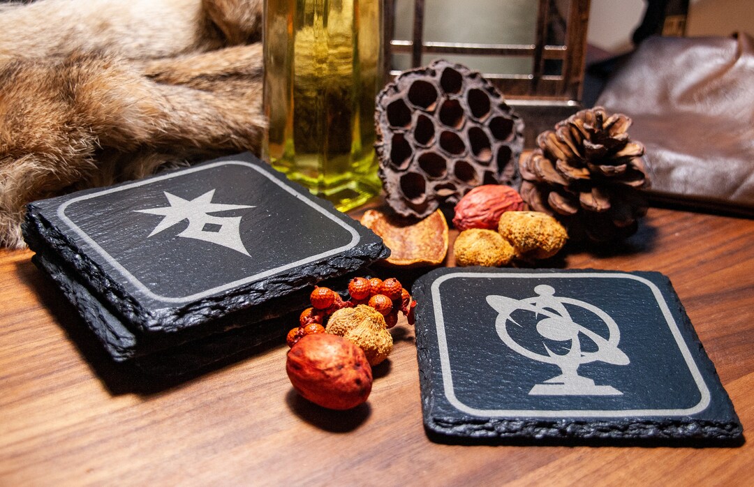 FFXIV Job Class 4 Piece Slate Coaster Gift Sets - Etsy