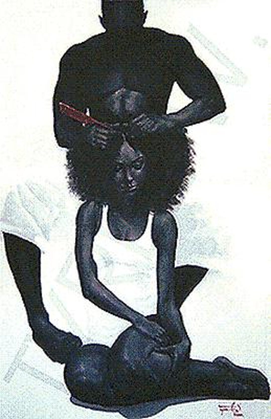 Grease / Tyree Whitehead / Black Art / African American Art - Etsy