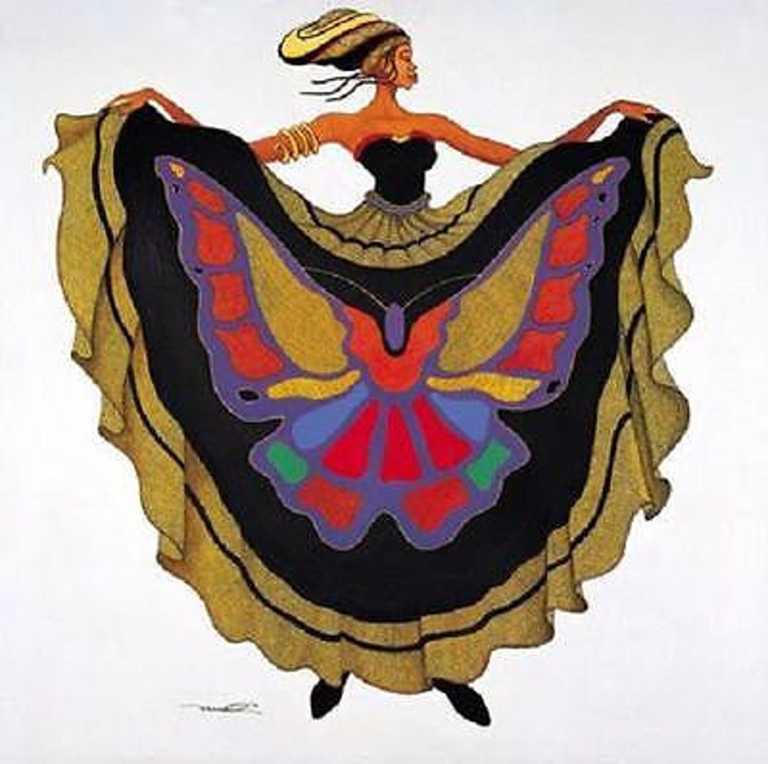 Le Papillion / Albert Fennell / Black Art / African American Art - Etsy