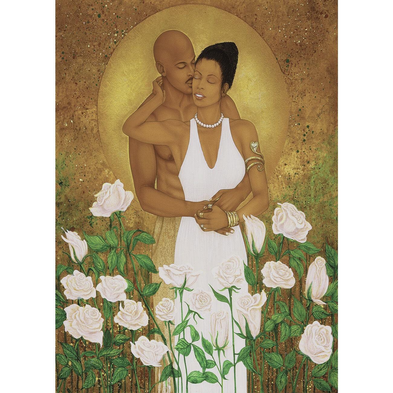 Rose Garden / Dexter Griffin / Black Art / African American Art - Etsy