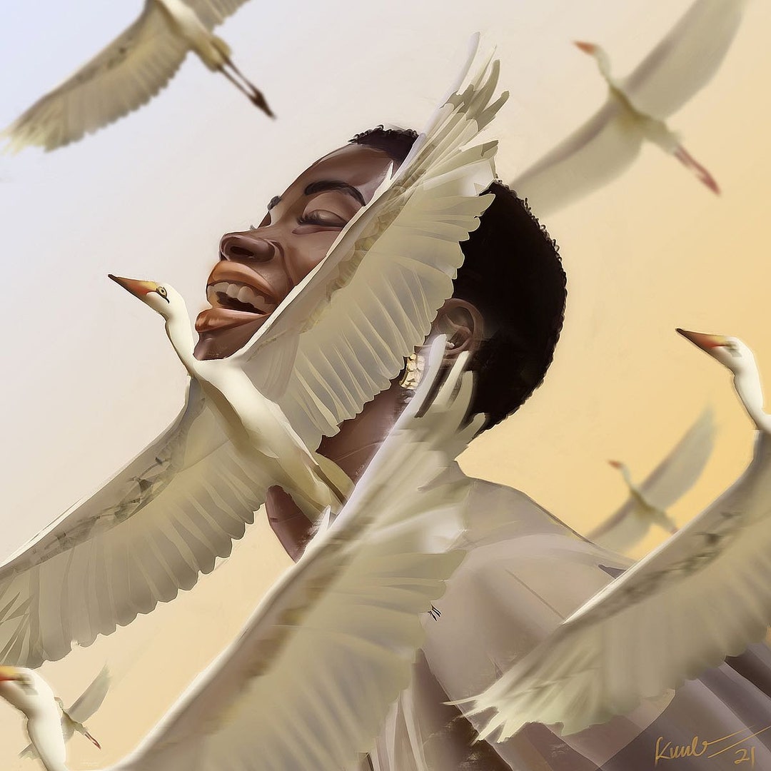 Joy / Adekunle Adeleke / Black Art / African American Art - Etsy