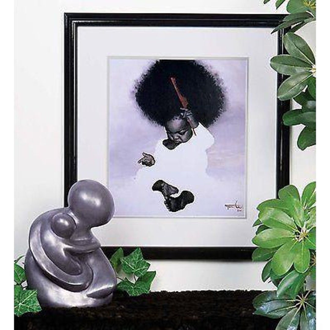 Kinks / Tyree Whitehead / African American Black Art - Etsy