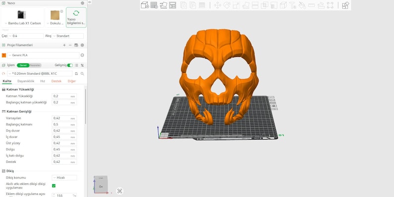 Ornate Pumpkin Face Mask 3D Print File: Halloween Cosplay (STL & 3MF ...