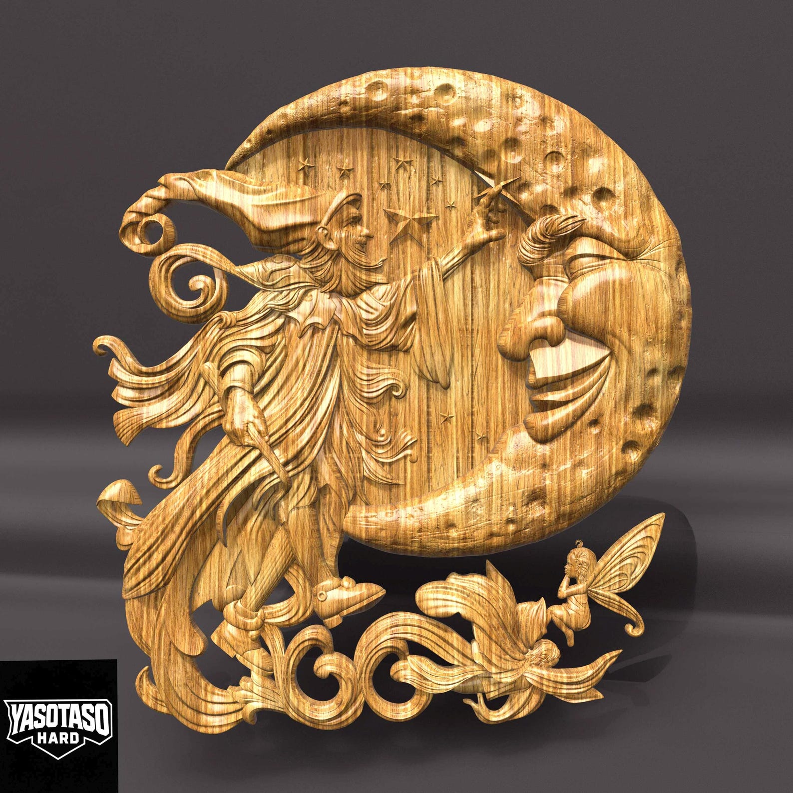 Moon Depth Map: 3D Laser Engrave STL & PNG Files (digital Download) - Etsy