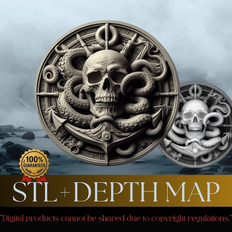Skull Coin Stl - Etsy