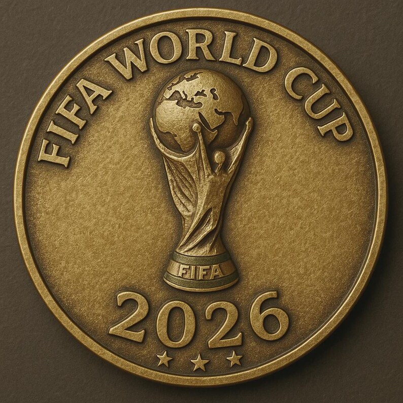 FIFA World Cup Coin Depth Map: 3D Laser Engrave STL File (digital ...