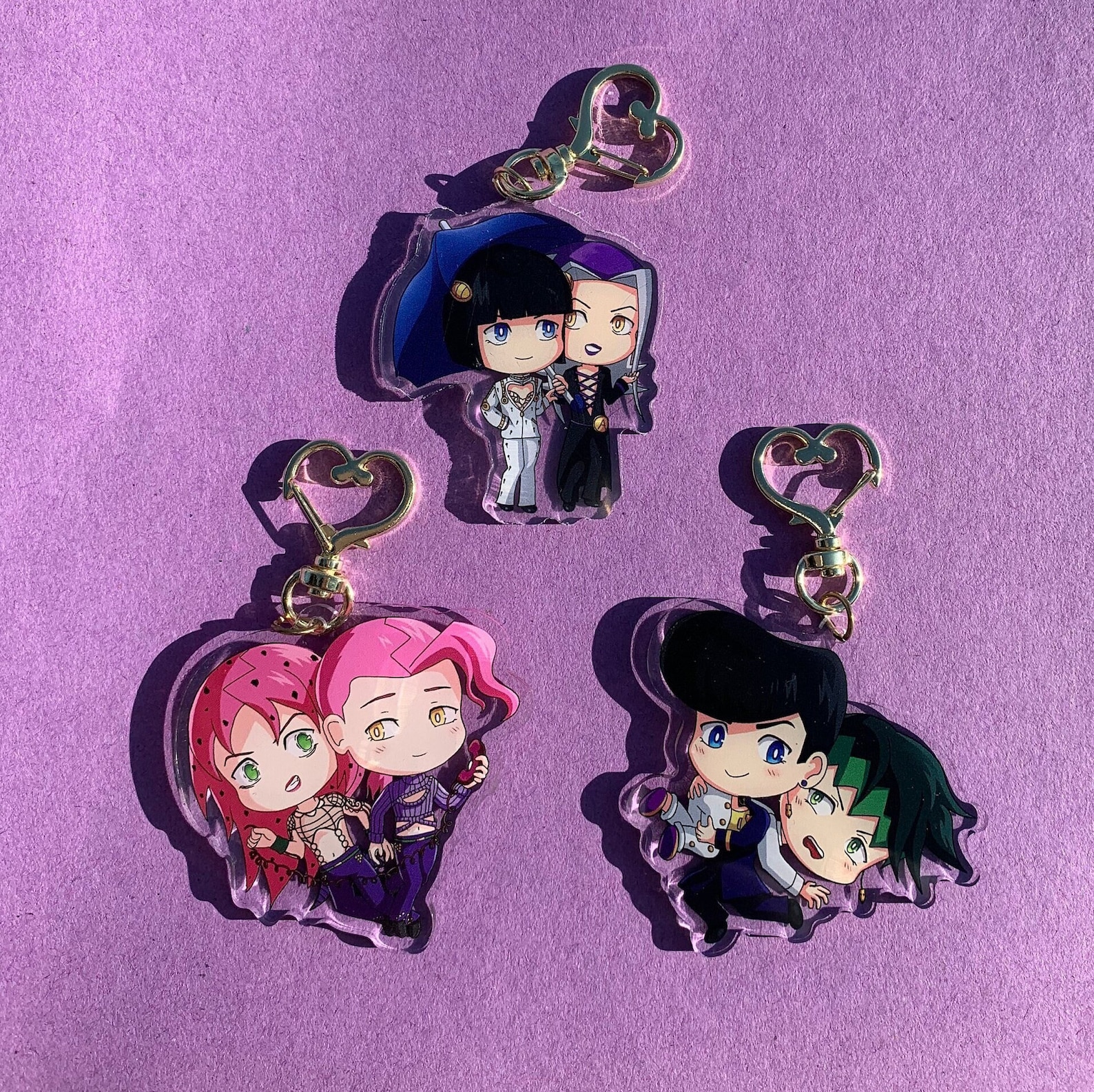 Jojos Bizarre Duo Keychains - Etsy