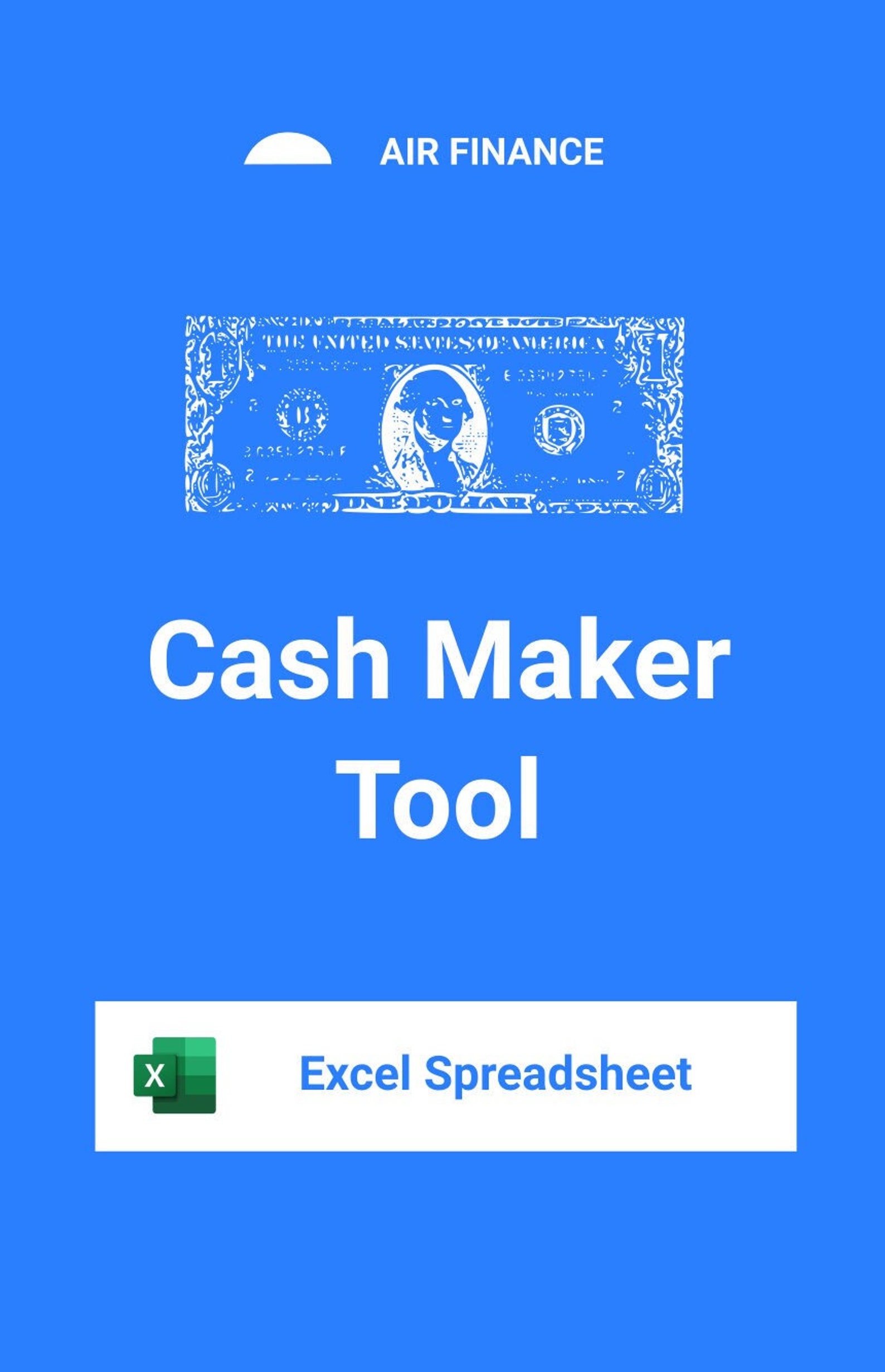 Easy Budget Planner to Make Cash, Excel Spreadsheet Budget Planner ...